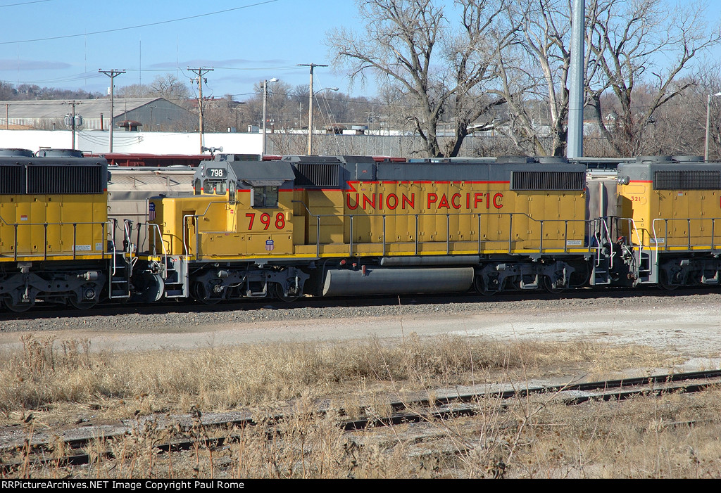 UP 798, EMD GP38-2, at North Yard